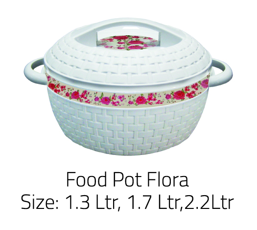 Thermal Pot Flora (Inside Half SS Bati) – Bangladeshi Warehouse