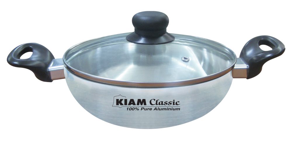 Aluminium Karai with Glass Lid – Bangladeshi Warehouse